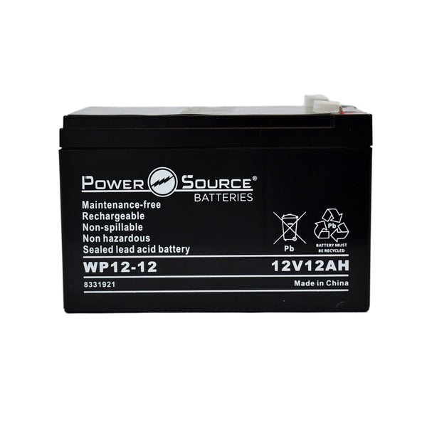 WP12-12 AGM Battery - Power Source Batteries